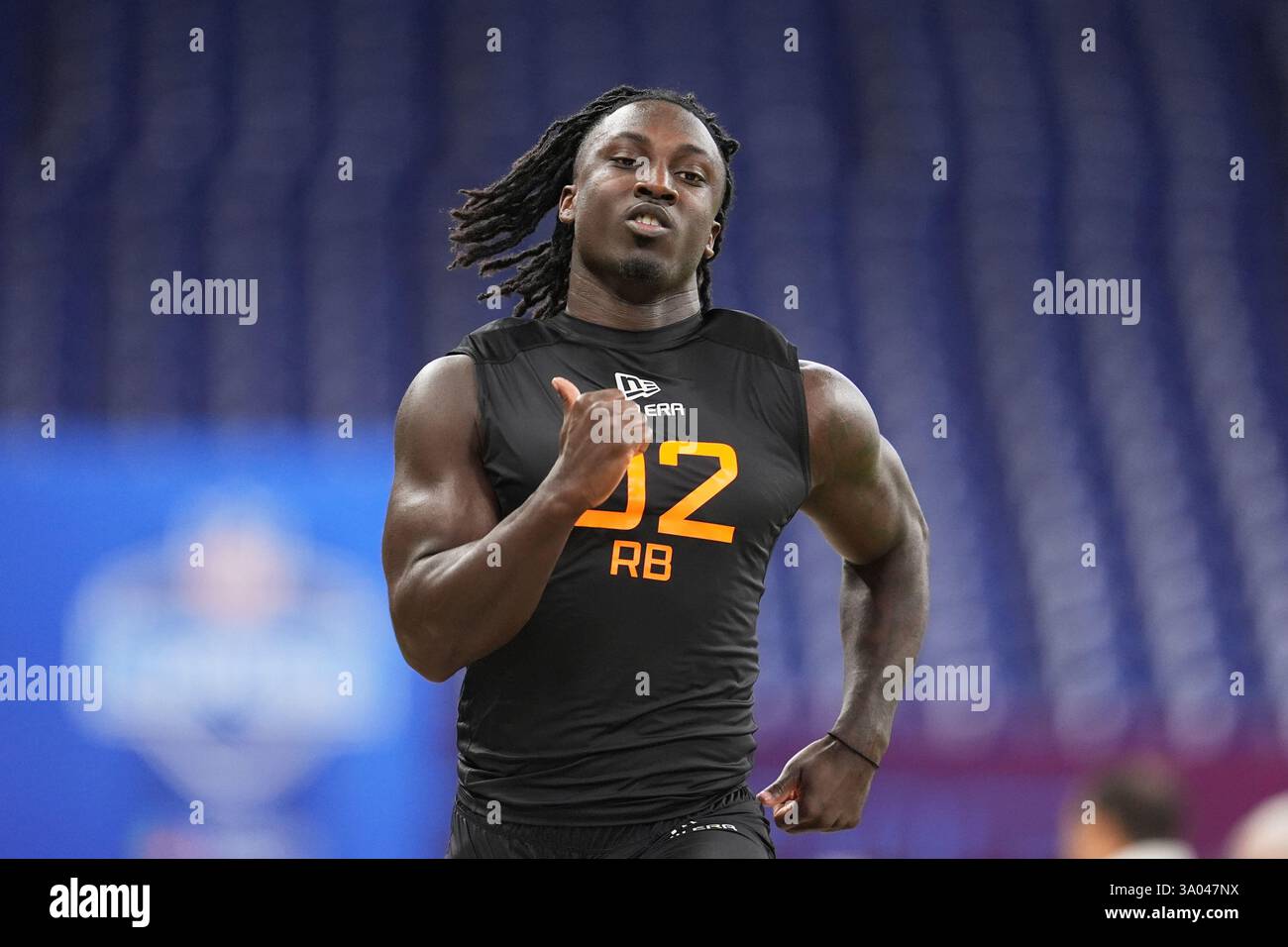 Mississippi running back Ulysses Bentley IV runs the 40-yard dash at ...