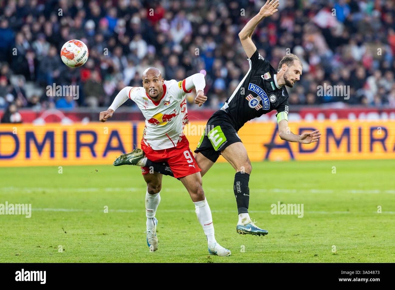 ABD0156 20250302 - SALZBURG - ÖSTERREICH: v.l. Karim Onisiwo (RB ...