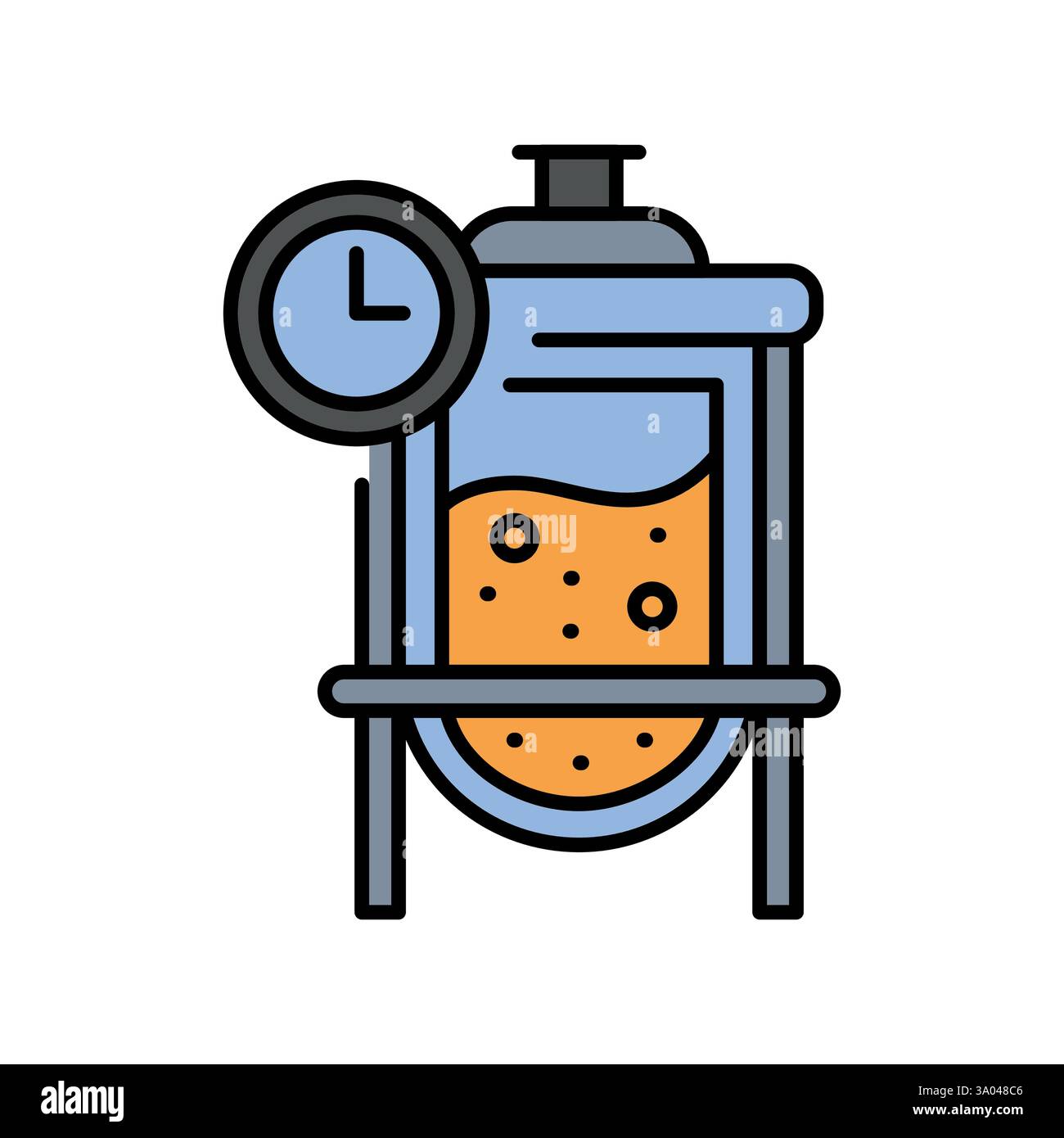 Anaerobic fermentation tank Cut Out Stock Images & Pictures - Alamy