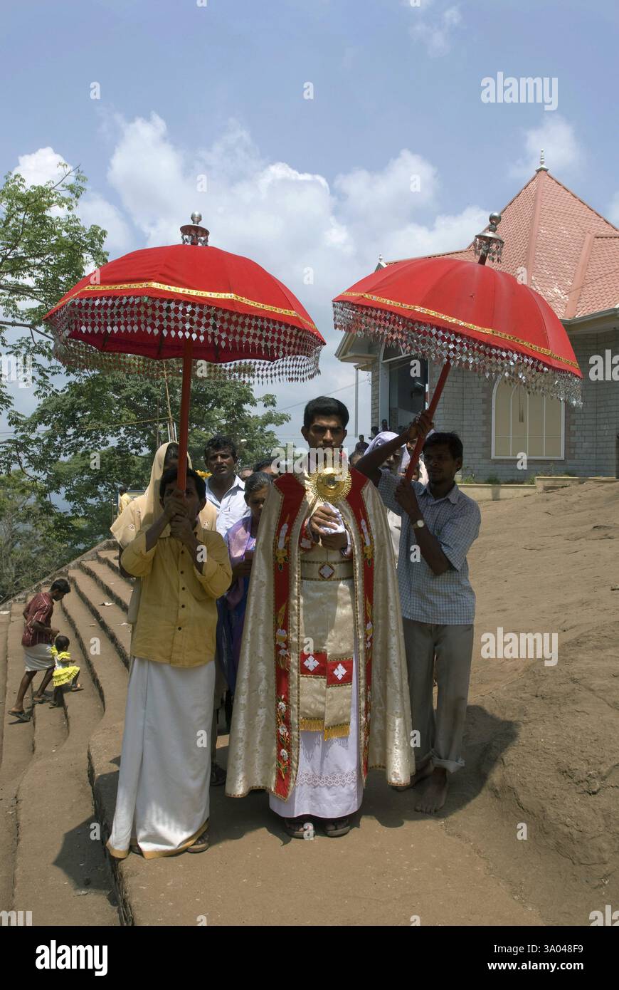 Procession, annual Malayattur Kurussumudi Perunal festival of Saint ...