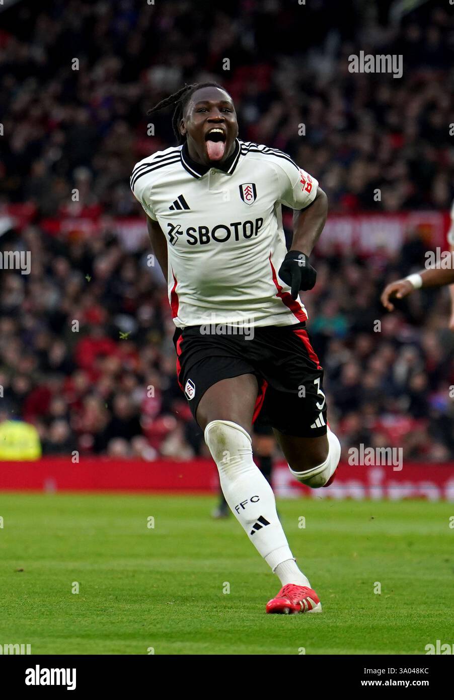 Fulham's Calvin Bassey celebrates scoring their side's first goal of ...