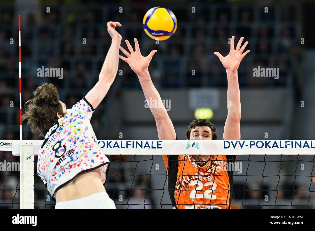 Mannheim, Germany. 02nd Mar, 2025. Volleyball, Men: DVV Cup, Berlin ...