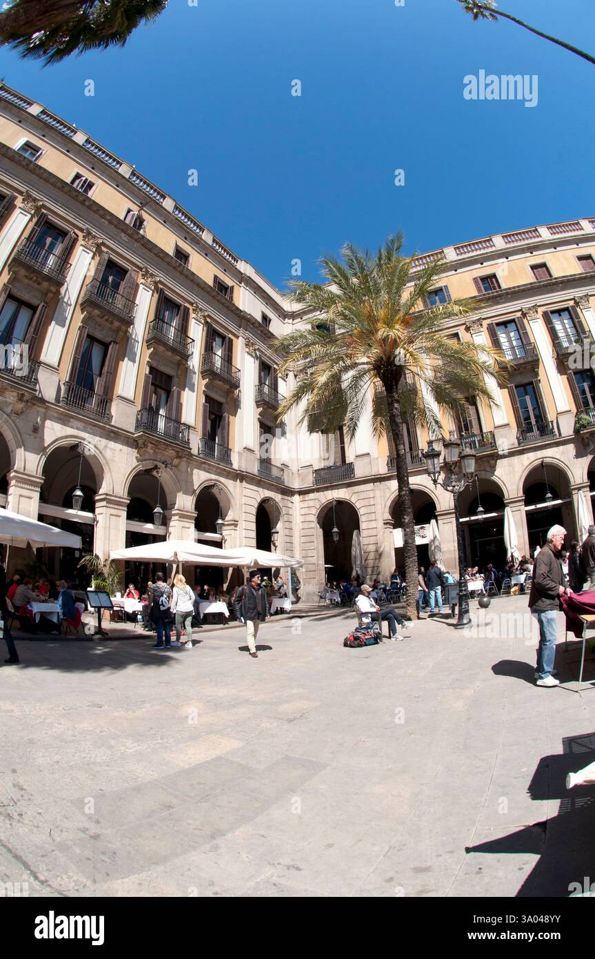 Plaza Real designed by Francesc Daniel Molina celebrates a monthly ...
