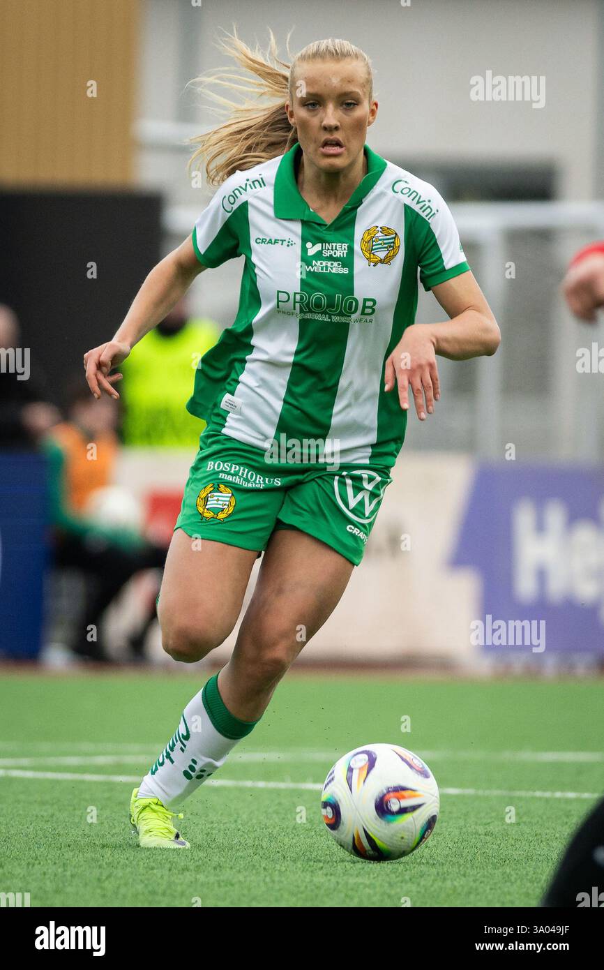 Stockholm, Sverige. 02nd Mar, 2025. 250302 Hammarbys Smilla Holmberg ...