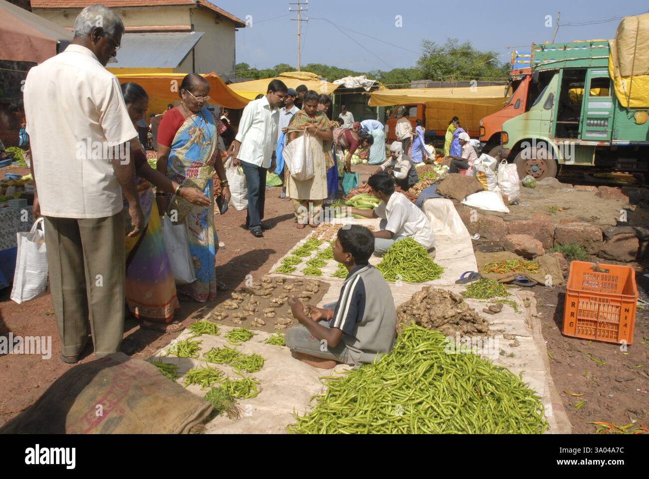 Athawadi bazaar, Devgarh, Konkan, Maharashtra, India, Asia Stock Photo ...