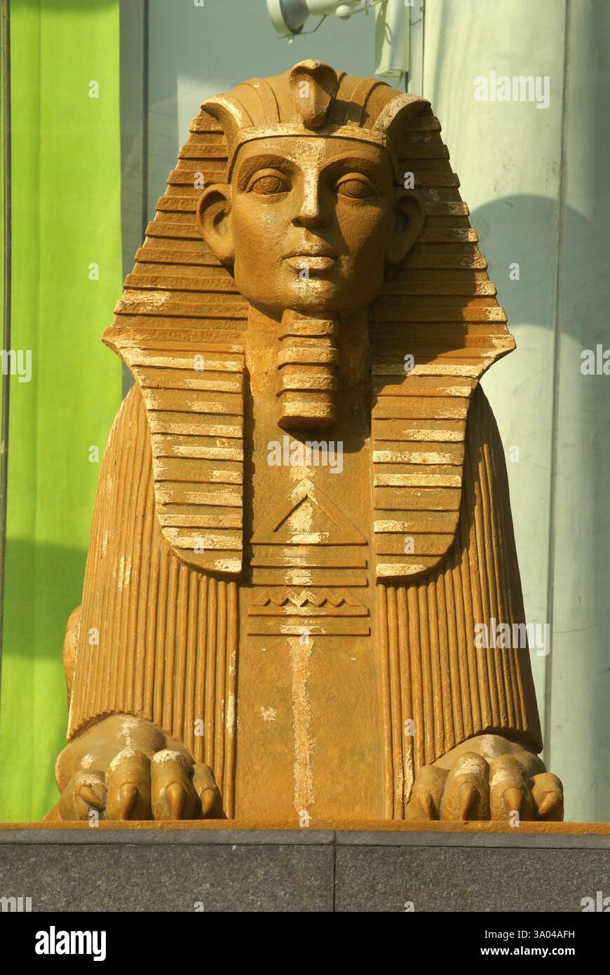 Replica of Sphinx Egyptian statue outside International Convention ...
