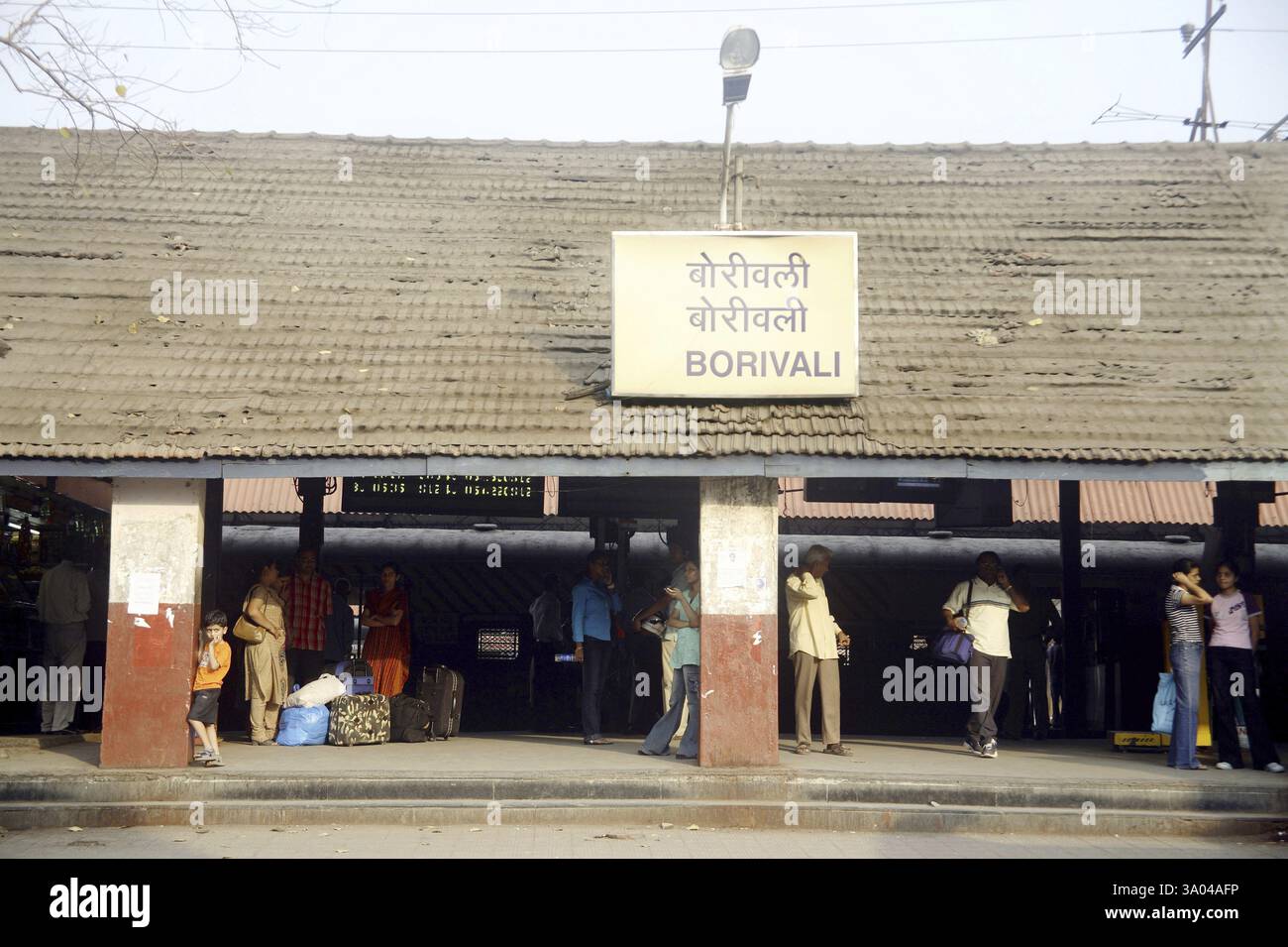 Borivali Railway Station, western sub-urban, old structure of the ...