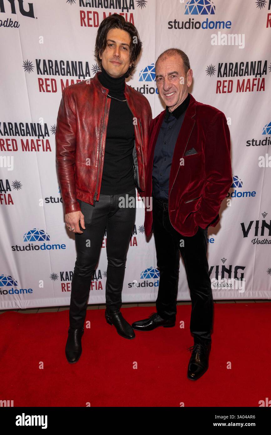 Los Angeles, USA. 01st Mar, 2025. Actor Ion Ciotu, Actor Dimiter D ...