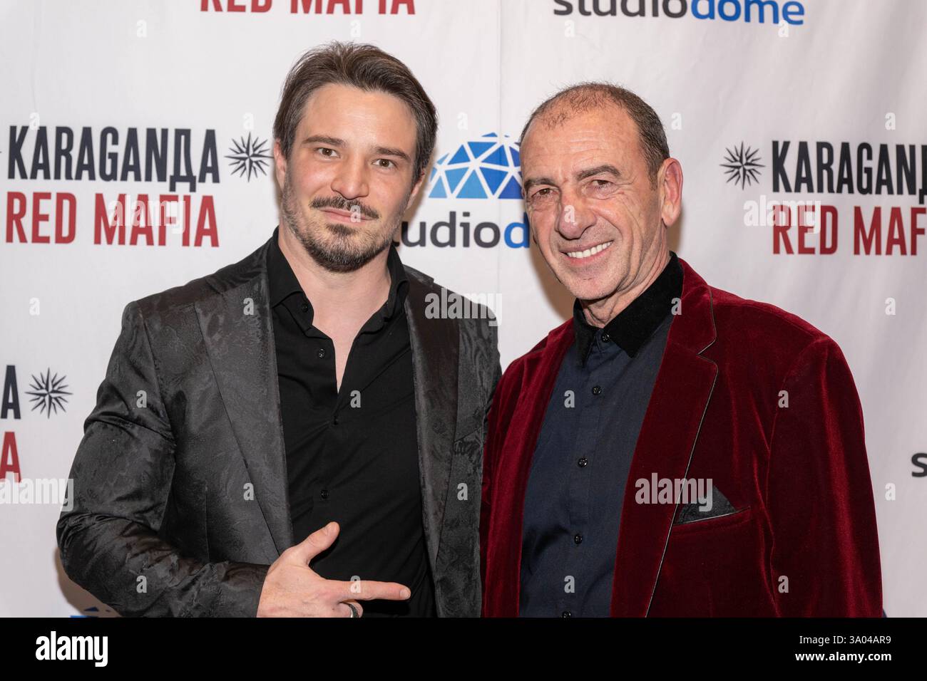 Los Angeles, USA. 01st Mar, 2025. Actor Bogdan Aktamakov, Actor Dimiter ...