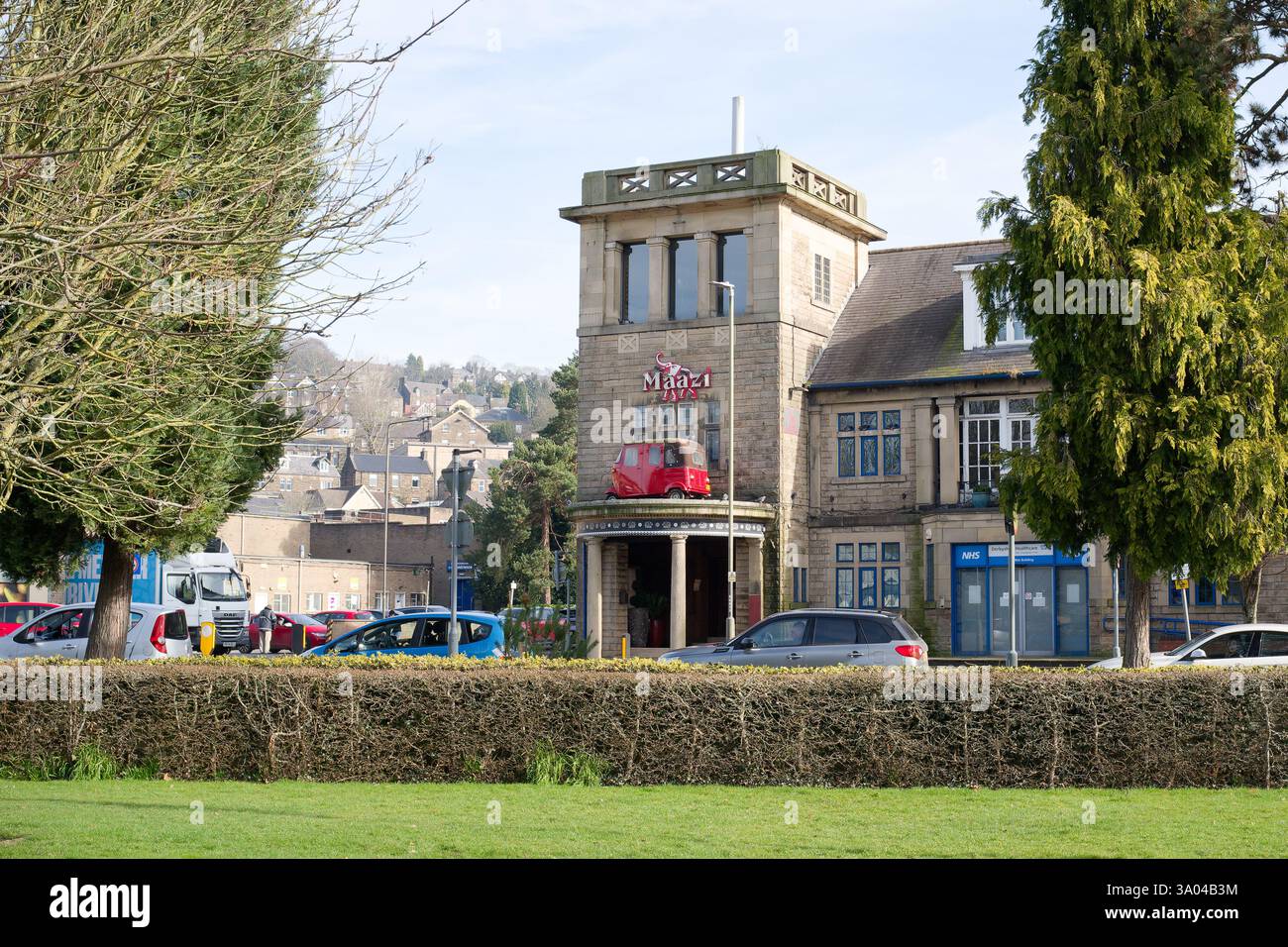 Town center in Matlock, Derbyshire, UK Stock Photo - Alamy