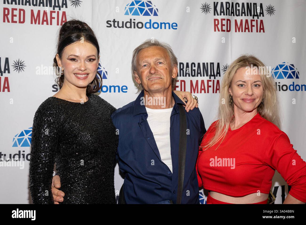 Los Angeles, USA. 01st Mar, 2025. Actress Natasha Blasick with family ...