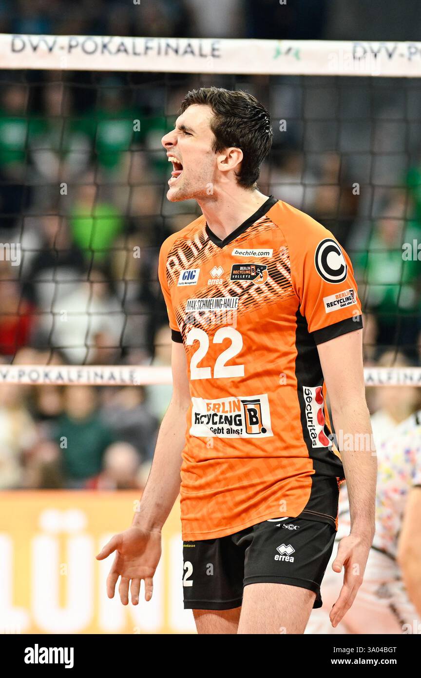 Mannheim, Germany. 02nd Mar, 2025. Volleyball, Men: DVV Cup, Berlin ...