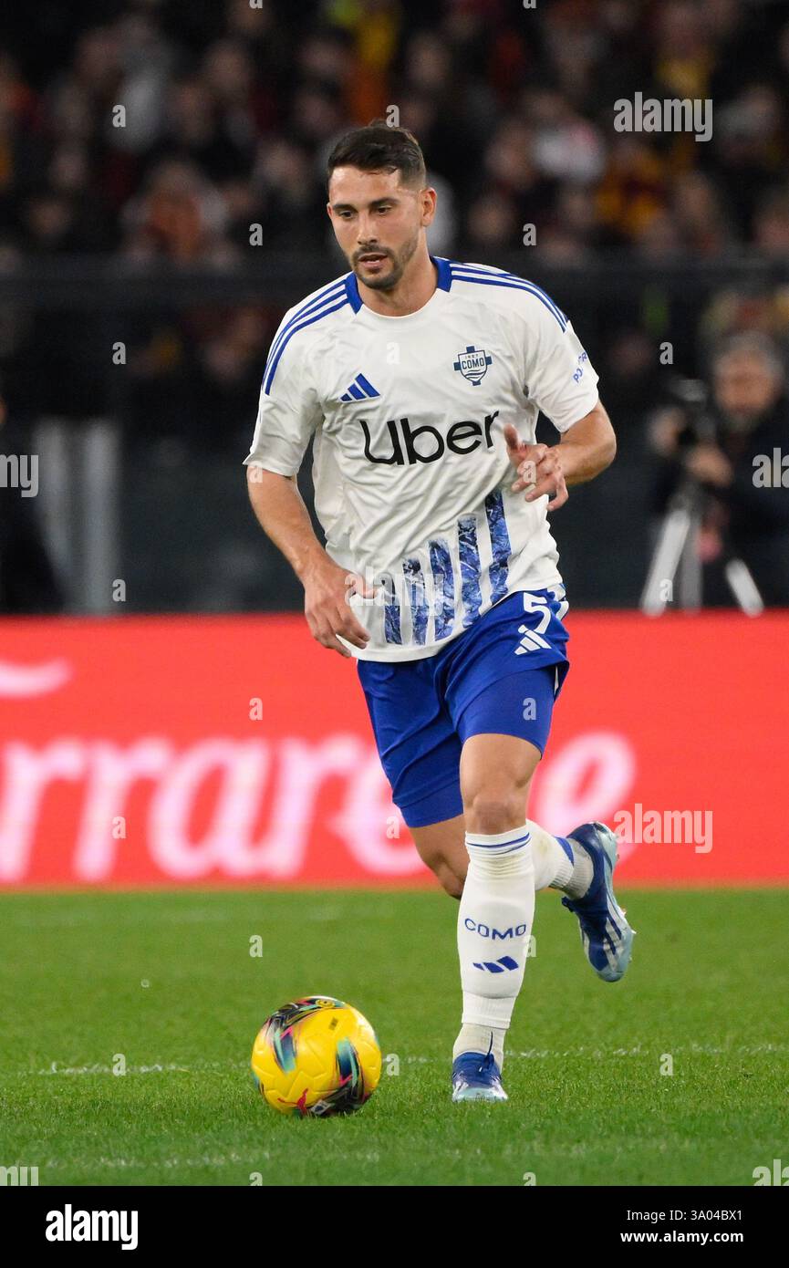 Rome, Italy. 02nd Mar, 2025. Comoâ??s Edoardo Goldaniga during the ...