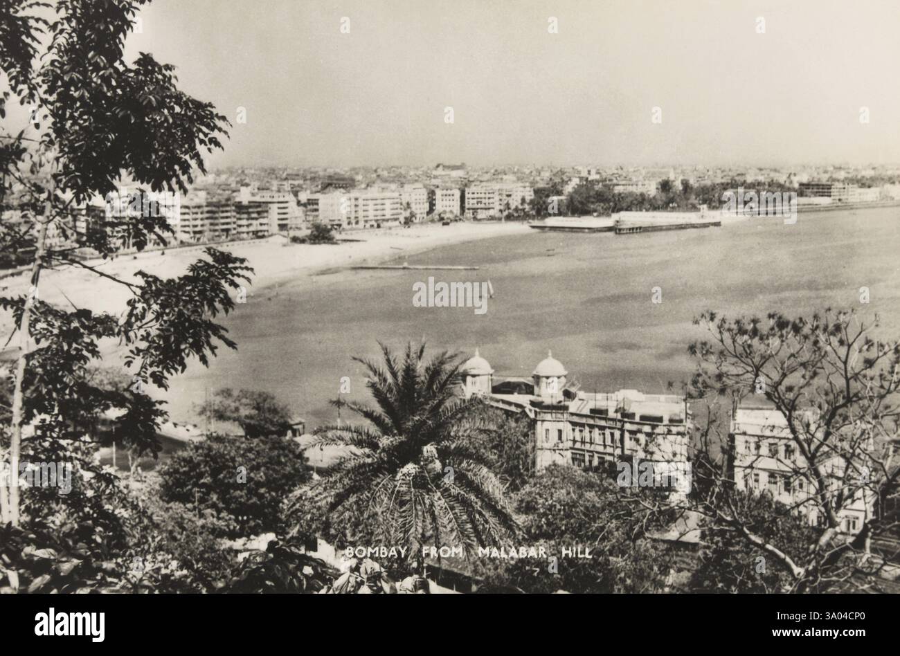 Malabar hill, Old Bombay Mumbai, Maharashtra, India, Asia Stock Photo ...