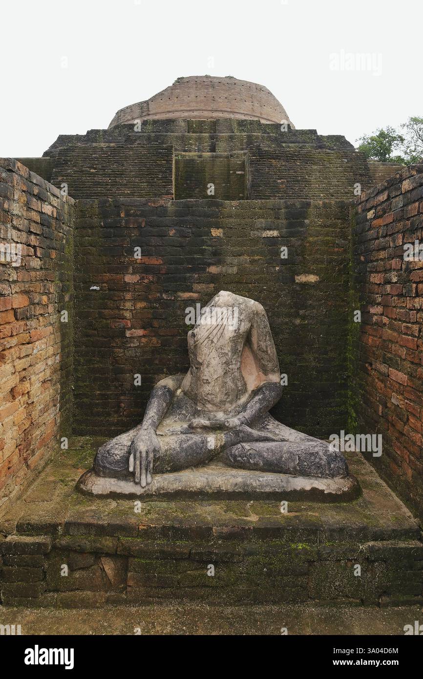 Statue of lord Buddha, Buddhist site stupa is 1400 feet-edge & 51 feet ...