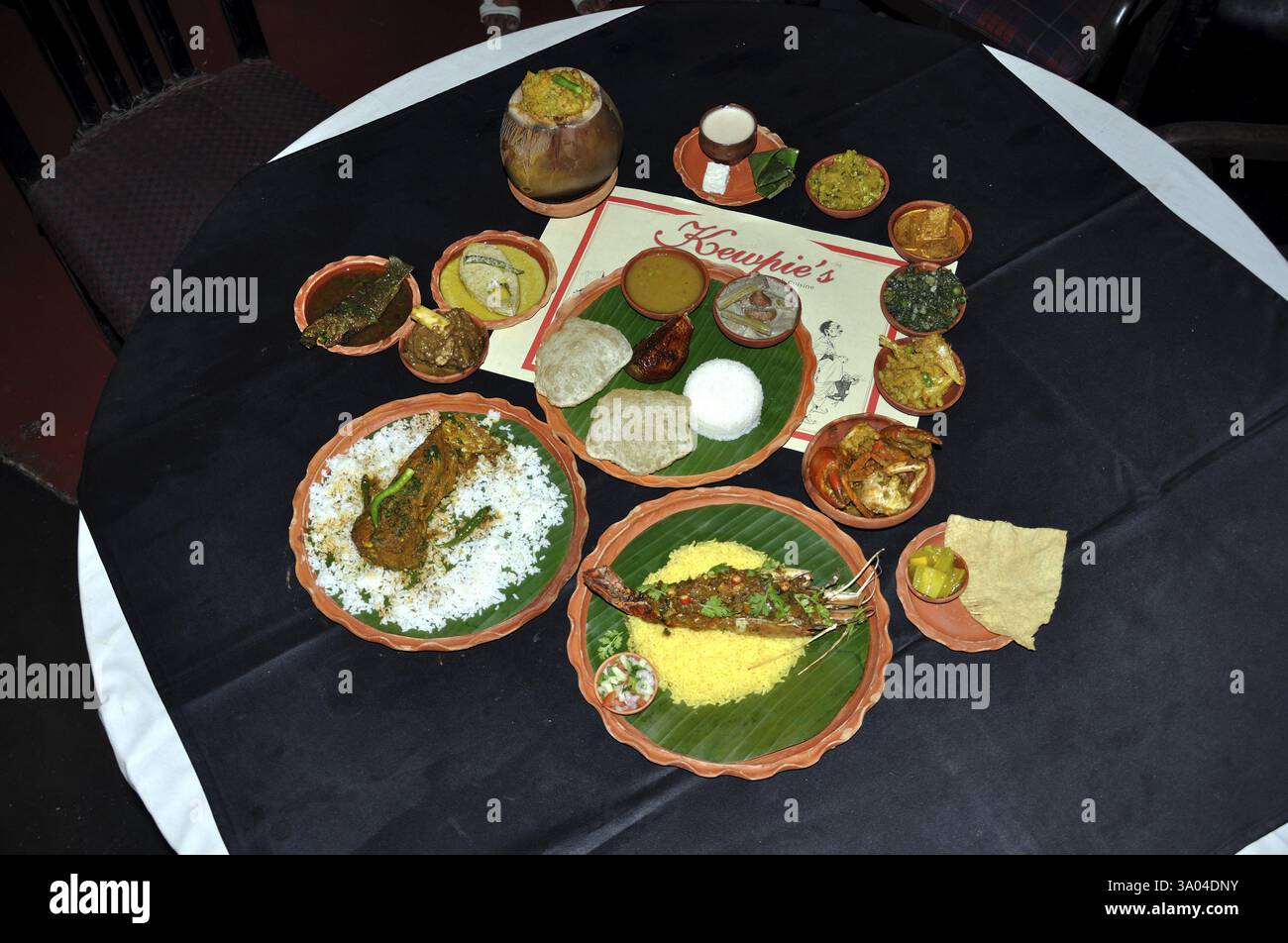 Non vegetarian thali of bengal food, Calcutta Kolkata, West Bengal ...