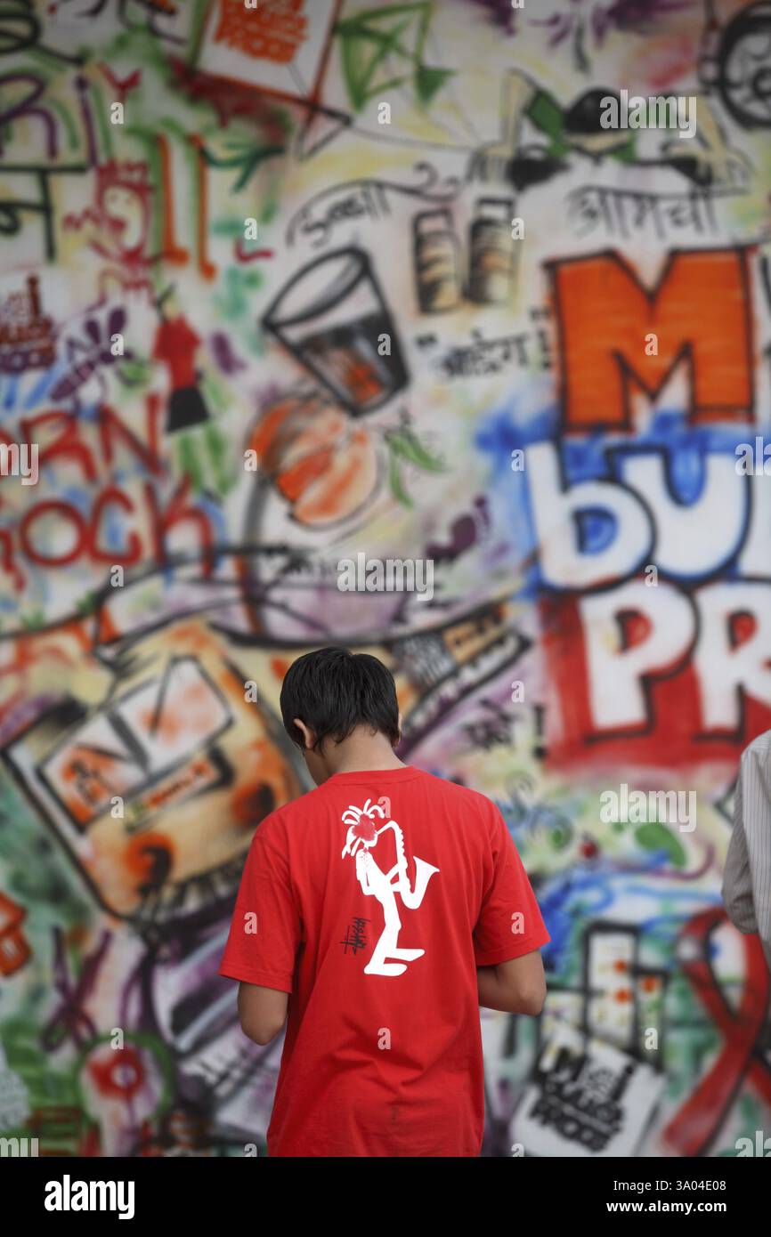 Wall graffiti done by various students for Indian Institute of ...