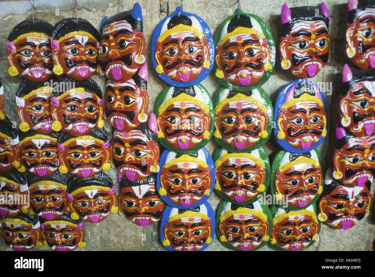 Mask at Local Goddess Meenakshi Sundareswara (God Shiva) Temple ...