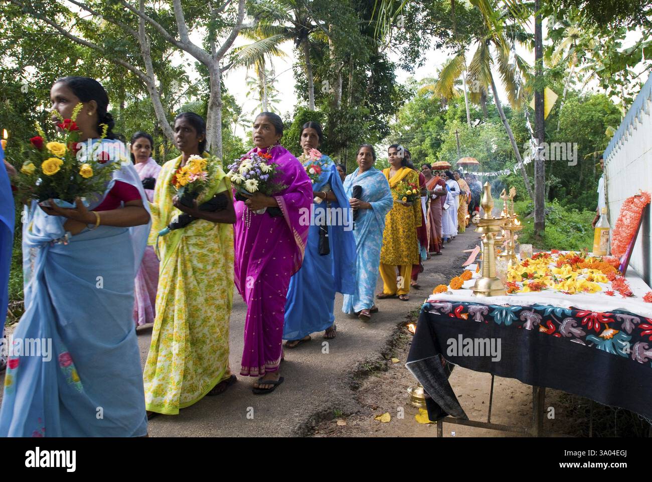 Rosary day celebration in St. Mary's church Estd1463 dedicated to Our ...