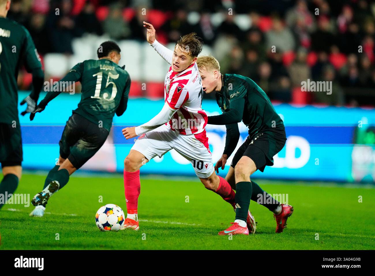 Aalborg, Denmark. 02nd Mar, 2025. AaB moeder FC Koebenhavn i ...