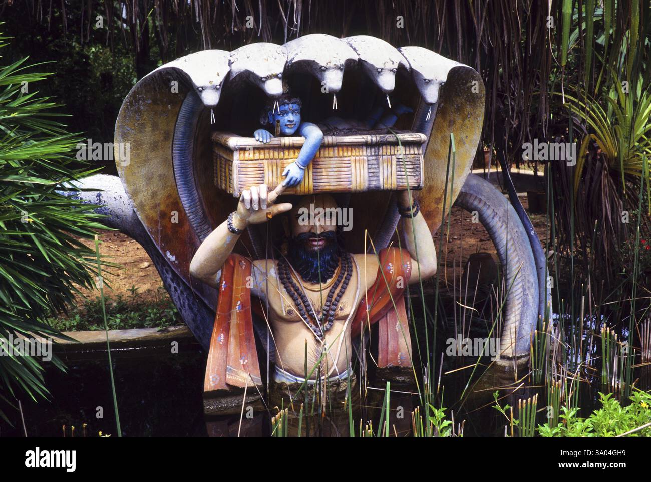 Bal krishna with vasudev statues in Vandalur zoo, Madras Chennai, Tamil ...