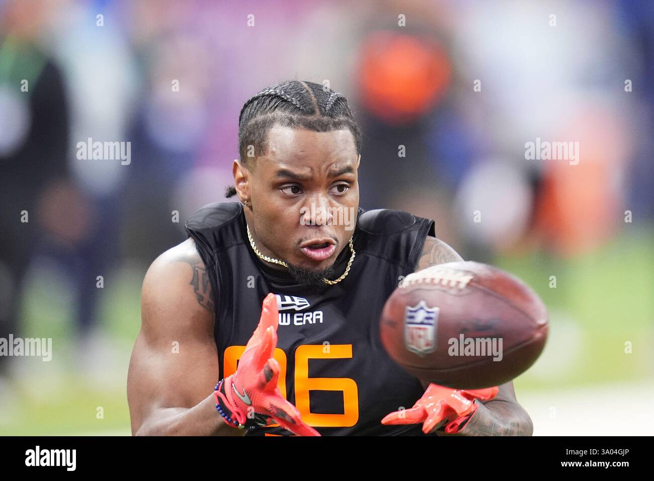 Georgia running back Trevor Etienne runs the 40-yard dash at the NFL ...