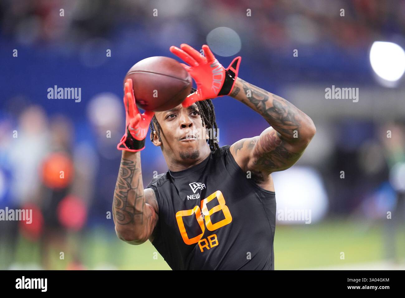 Oklahoma State running back Ollie Gordon II runs the 40-yard dash at ...