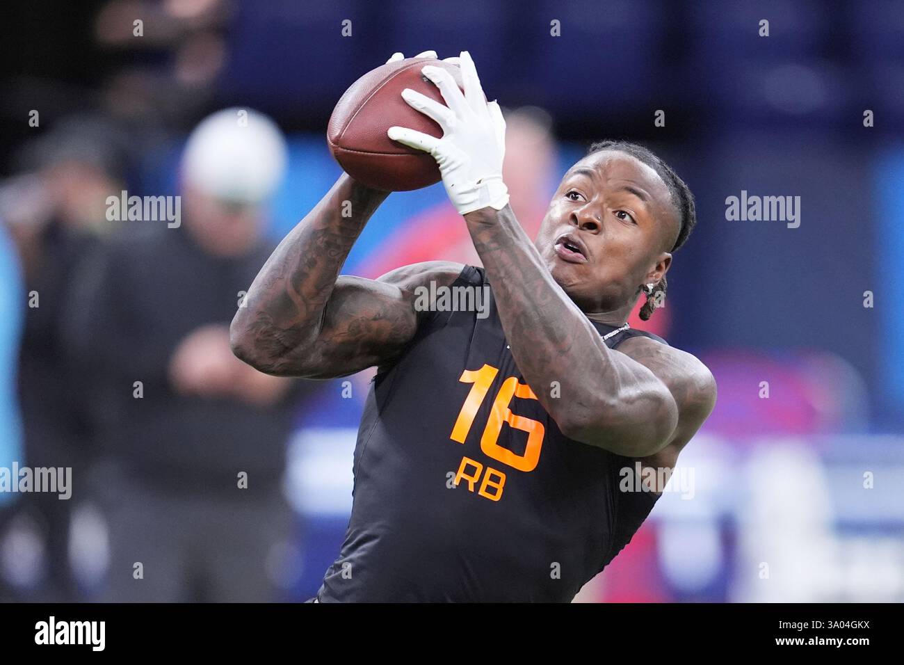 Iowa running back Kaleb Johnson runs the 40-yard dash at the NFL ... Iowa running back Kaleb Johnson runs the 40-yard dash at the NFL ...