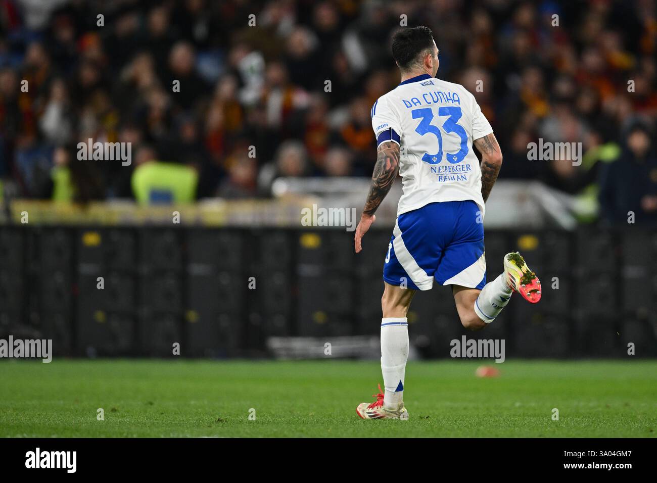 Rome, Italy. 02nd Mar, 2025. Lucas Da Cunha of Como 1907 celebrates ...