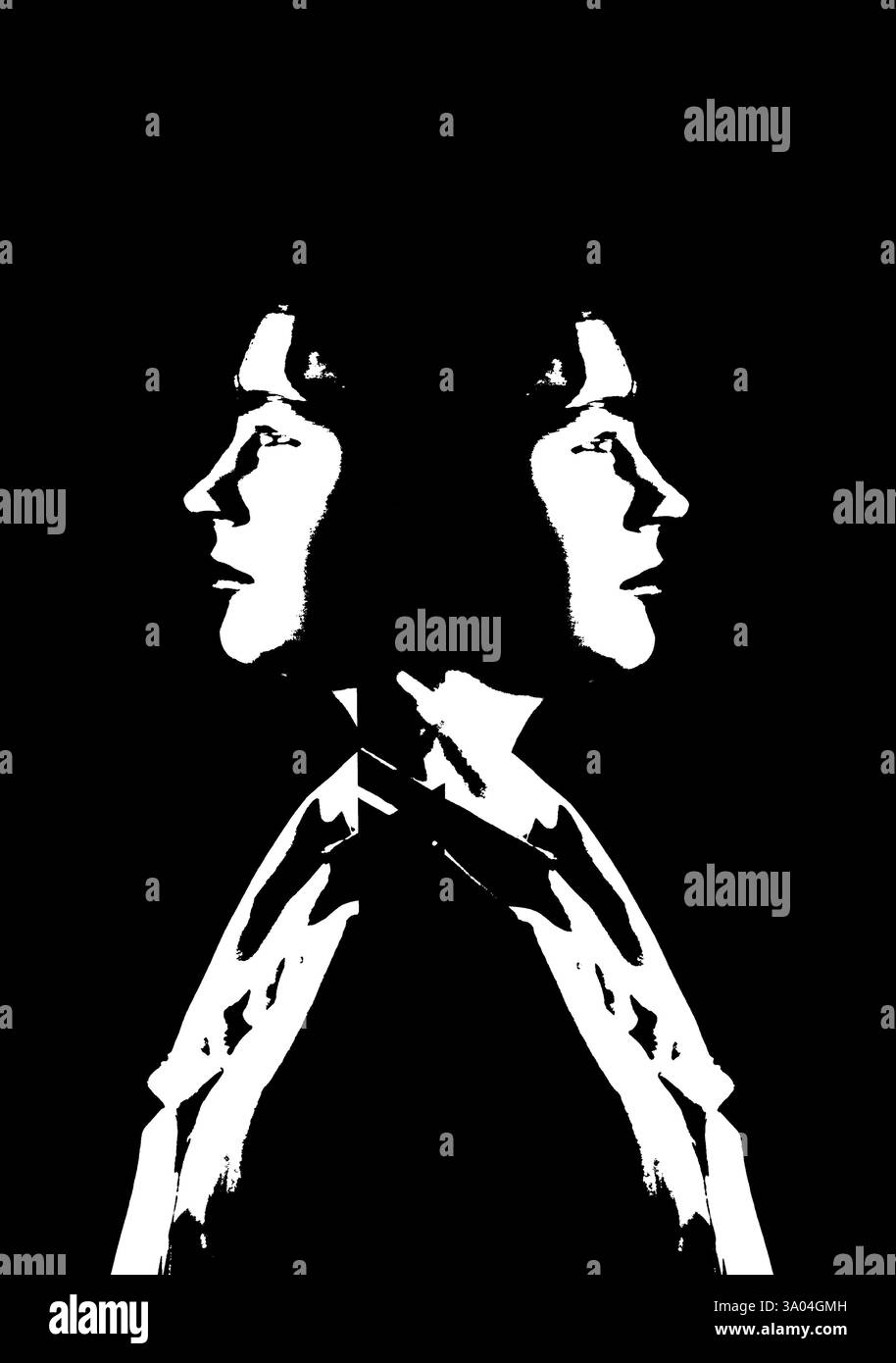 Portraits of split personality hi-res stock photography and images - Alamy