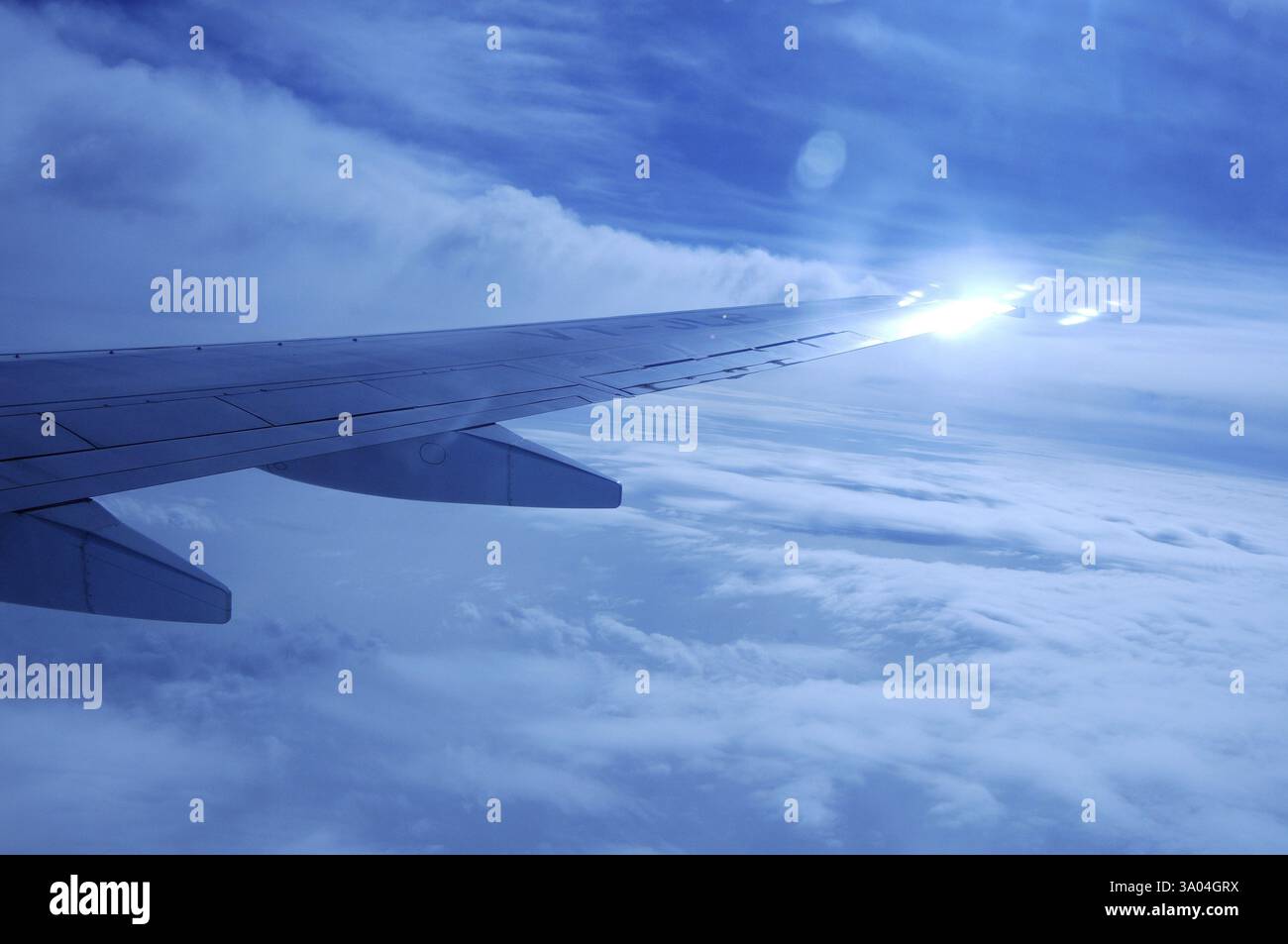 Top view from plane window, India, Asia Stock Photo - Alamy