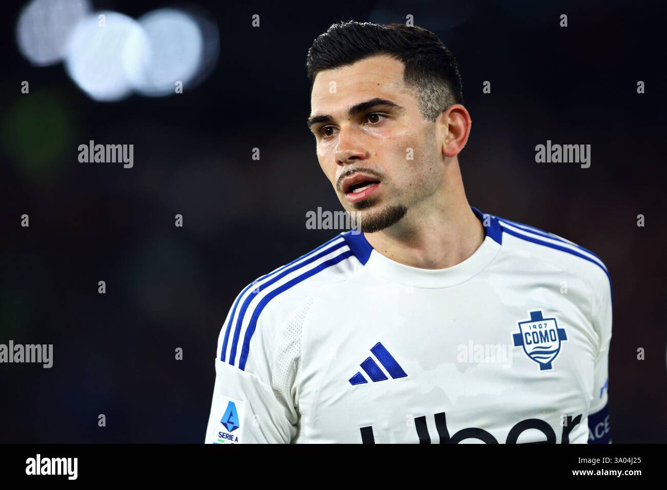 Rome, Italy. 2nd Mar, 2025. Lucas Da Cunha of Como celebrates after ...