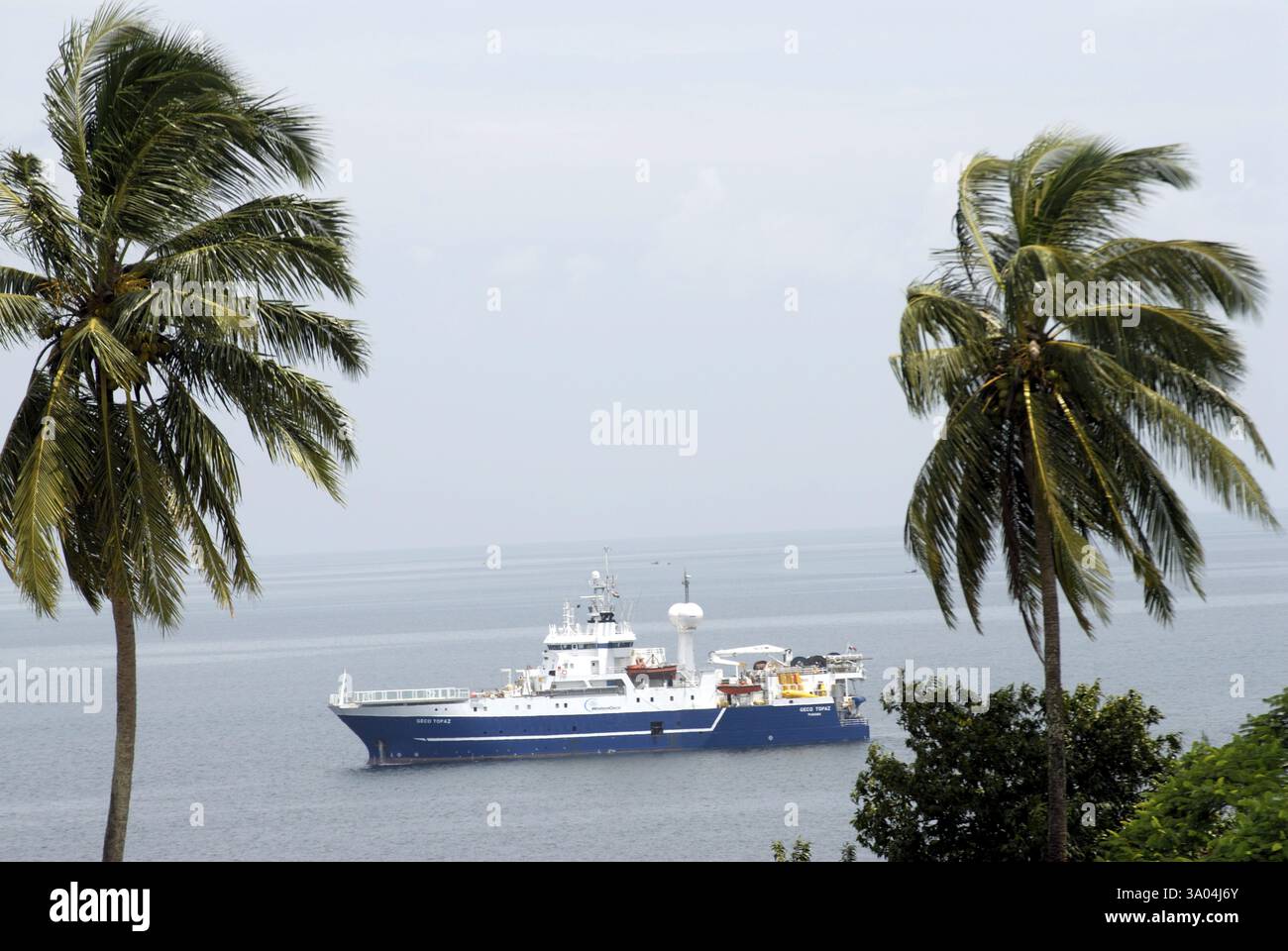 View of barge ferry boat, Port Blair, South Andaman Islands, Bay of ...