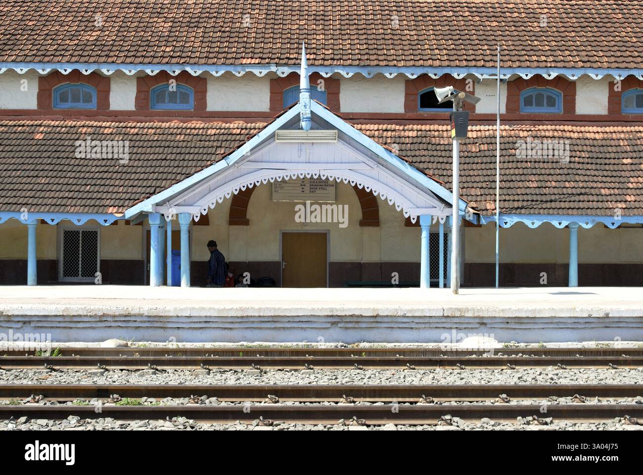 Old railway station dhola junction, Amreli, Gujarat, India, Asia Stock ...
