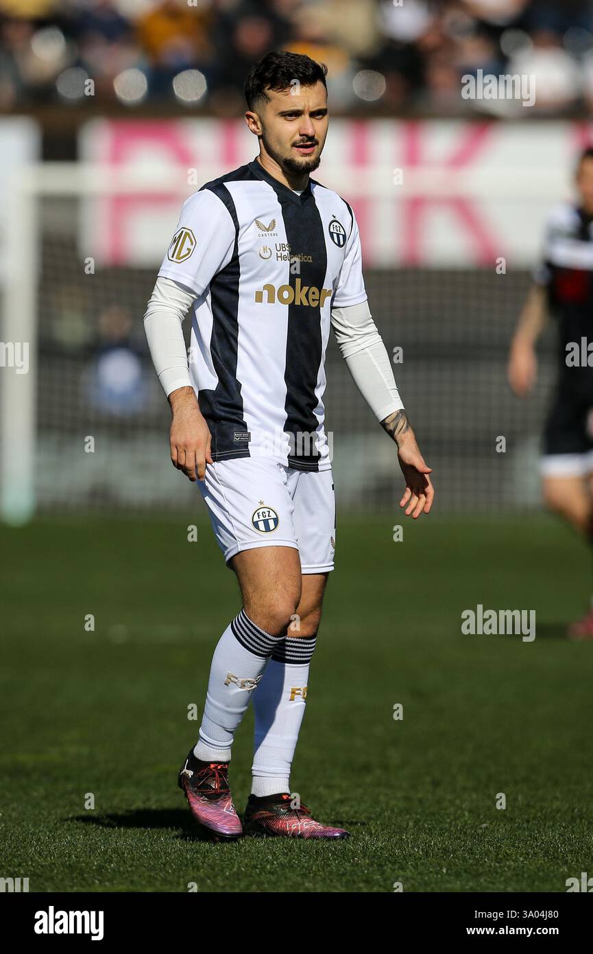 Lugano, Switzerland, March 02st 2025: Bledian Krasniqi (Zurich) during ...