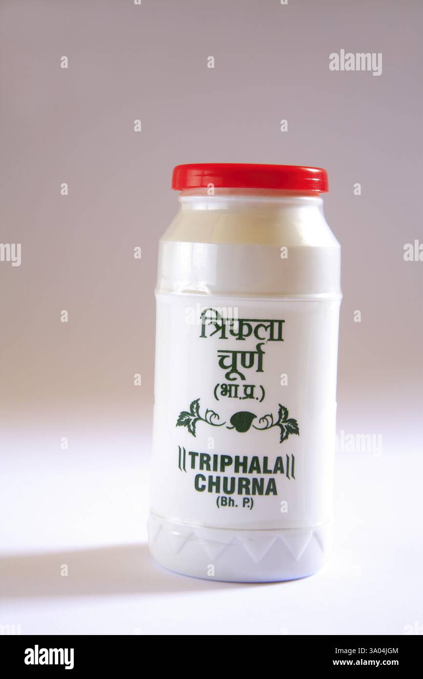 Ayurvedic medicine triphala churna powder for relief from chronic ...