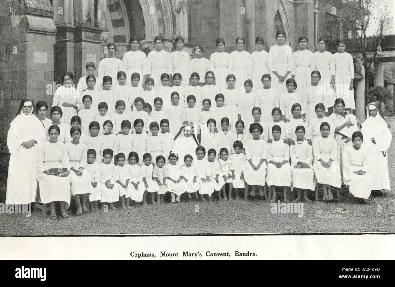Catholic community Orphans Mount Mary's Convent, Bandra, Bombay Mumbai ...
