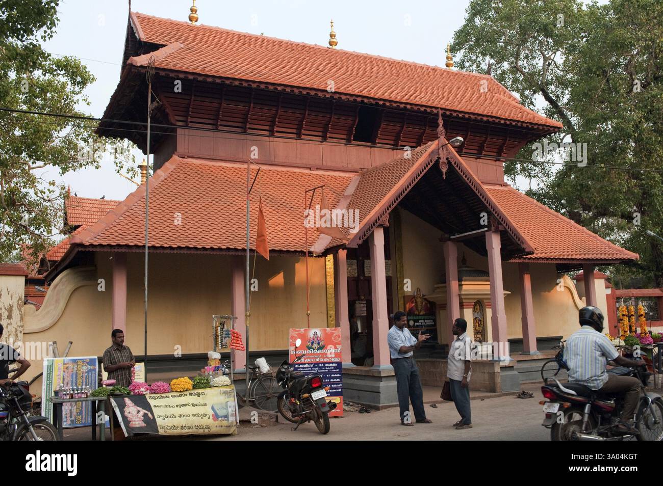 Entrance of temple ayyappa, Alappuzha, Kerala, India, Asia Stock Photo ...