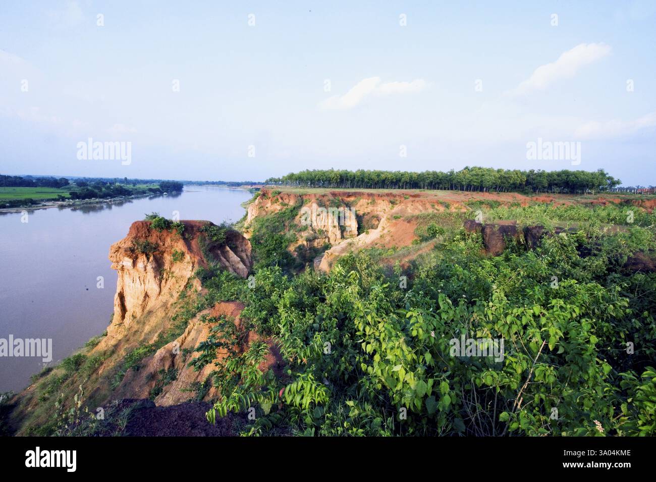 Silabati river gorge at Garbeta, Midnapur, West Bengal, India, Asia ...