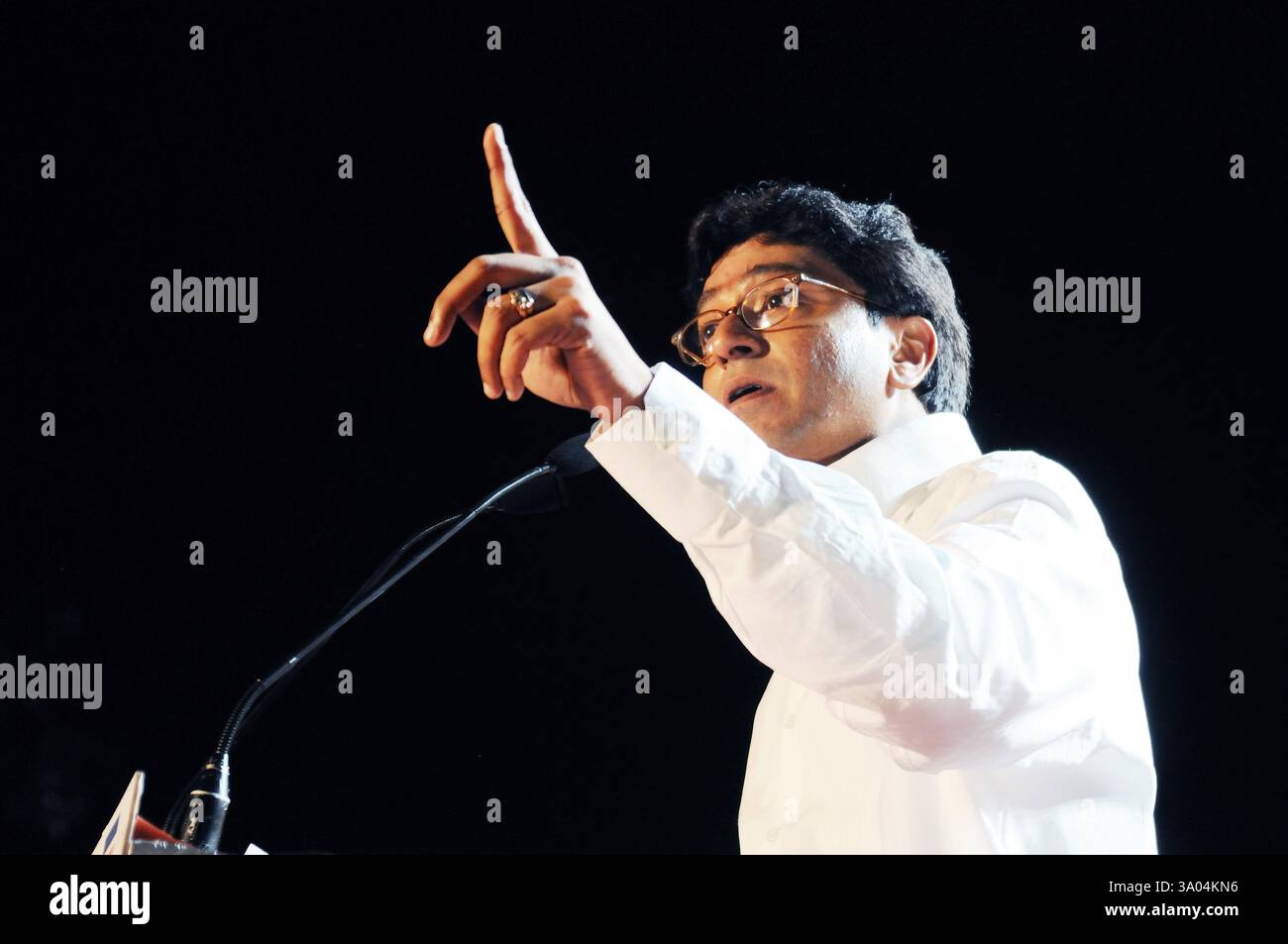 Maharashtra Navnirman Sena leader Raj Thackeray NO MR Stock Photo - Alamy