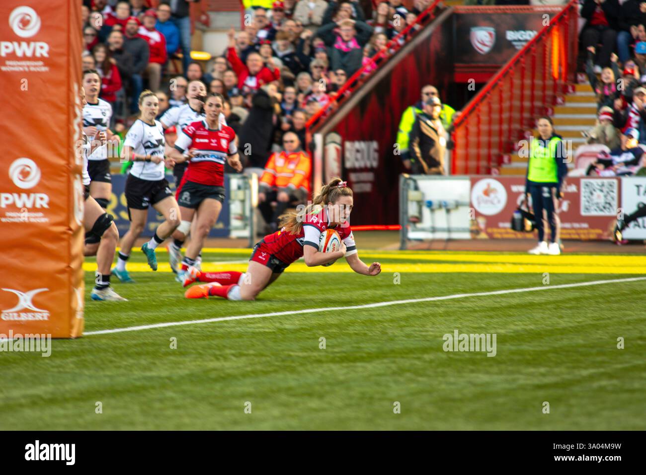 Gloucester, UK, 2nd March 2025 Gloucester-Hartpury centre Hannah Jones ...