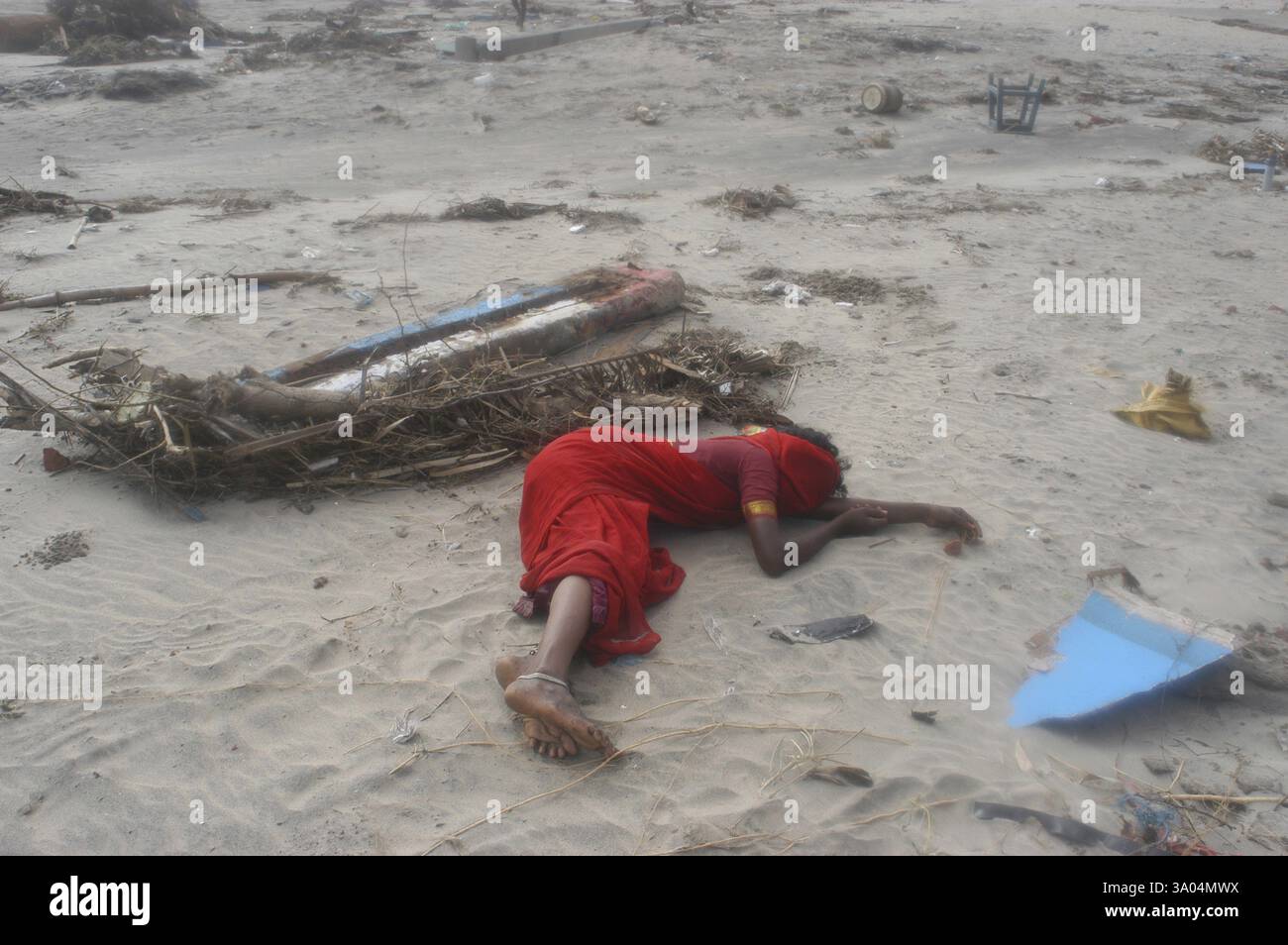 Damage, Natural Disaster Tsunami Earthquake on Sea Floor, Nagapattinum ...