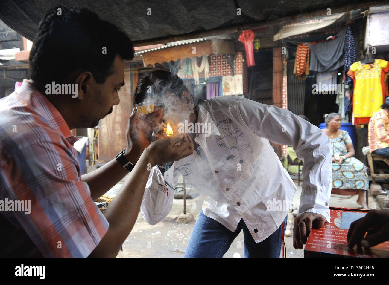 Indian drug addicts hi-res stock photography and images - Alamy