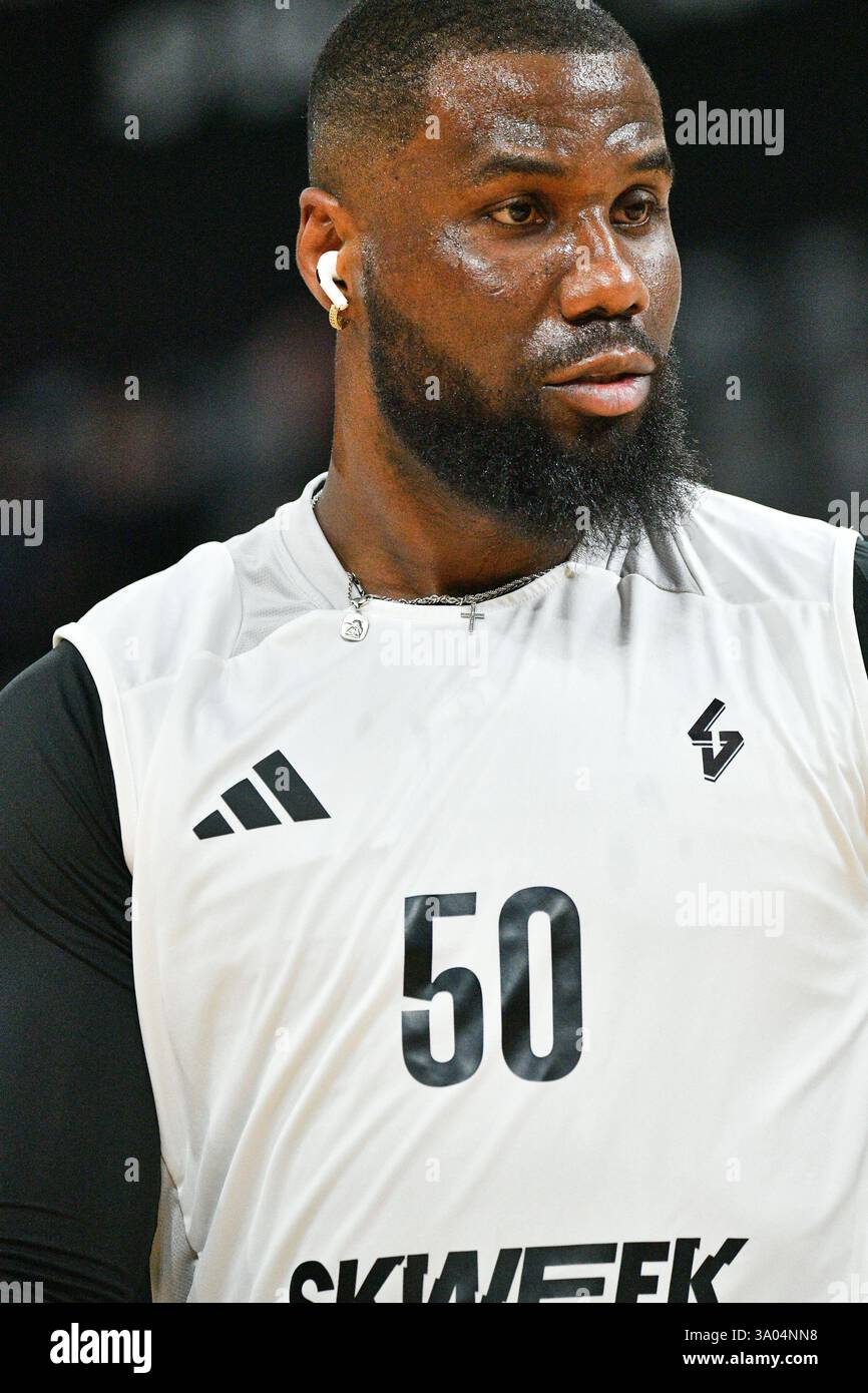 Ben Bentil of LDLC Asvel during the French championship, Betclic Elite ...