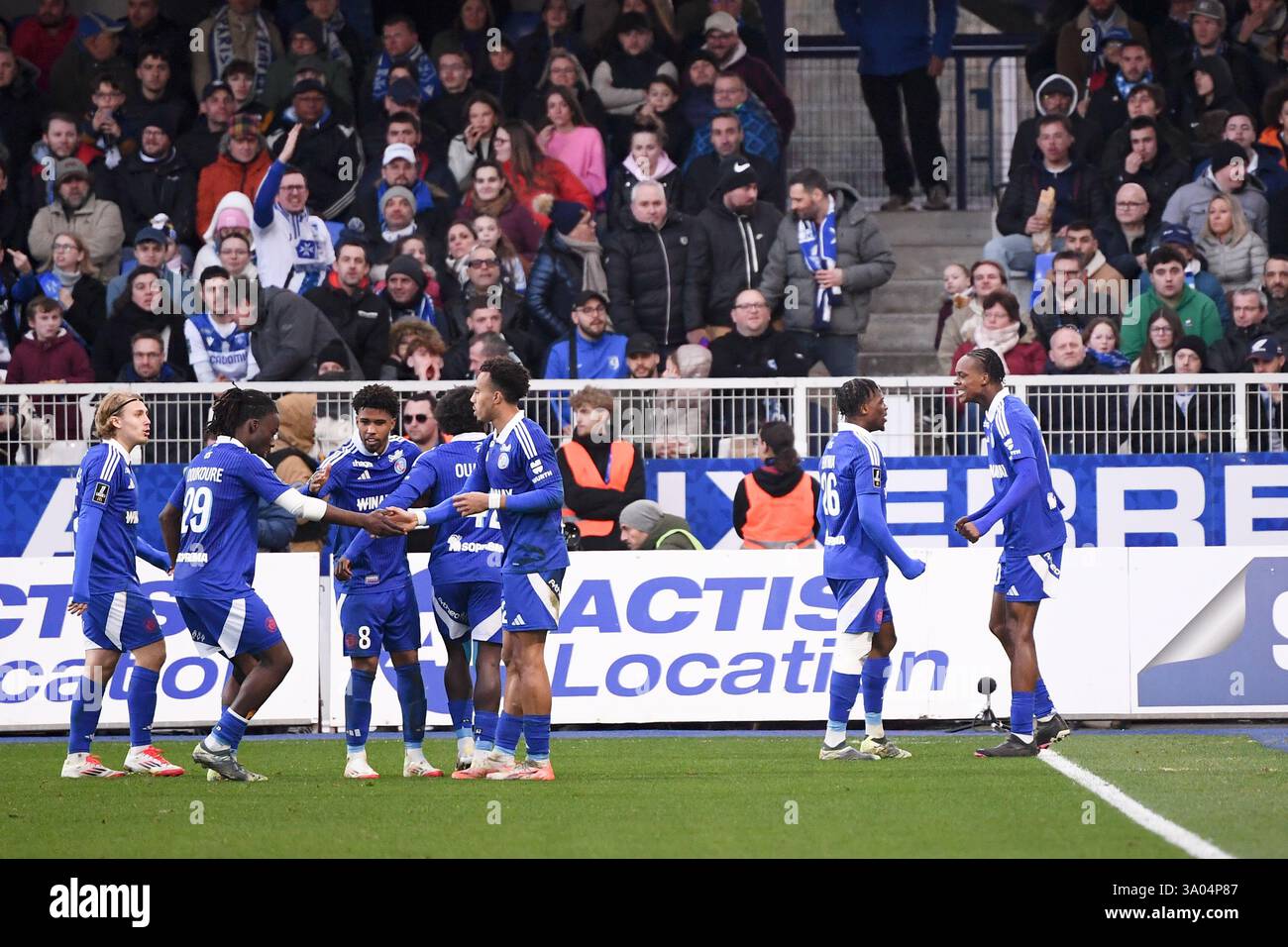 10 Emmanuel Esseh EMEGHA (rcsa) during the Ligue 1 McDonald's match between Auxerre and ...