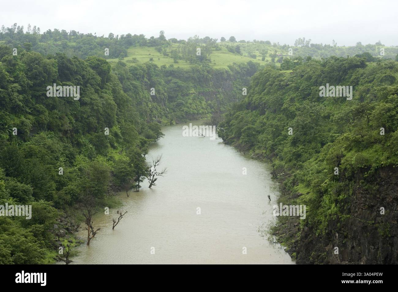 Pavana River in Monsoon Season at Ahmednager Maharashtra India Asia ...