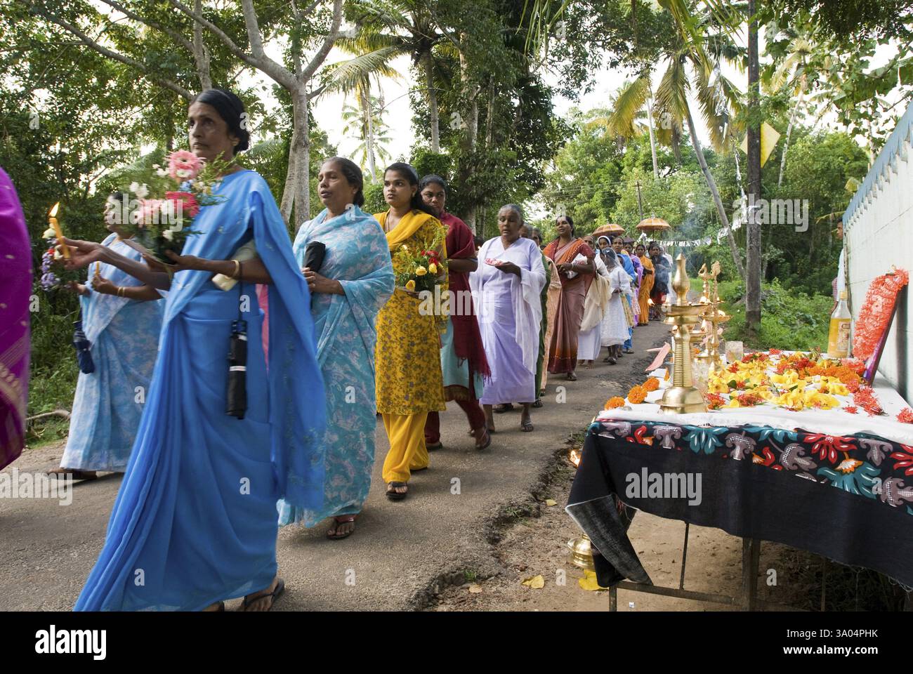 Rosary day celebration in St. Mary's church Estd1463 dedicated to Our ...