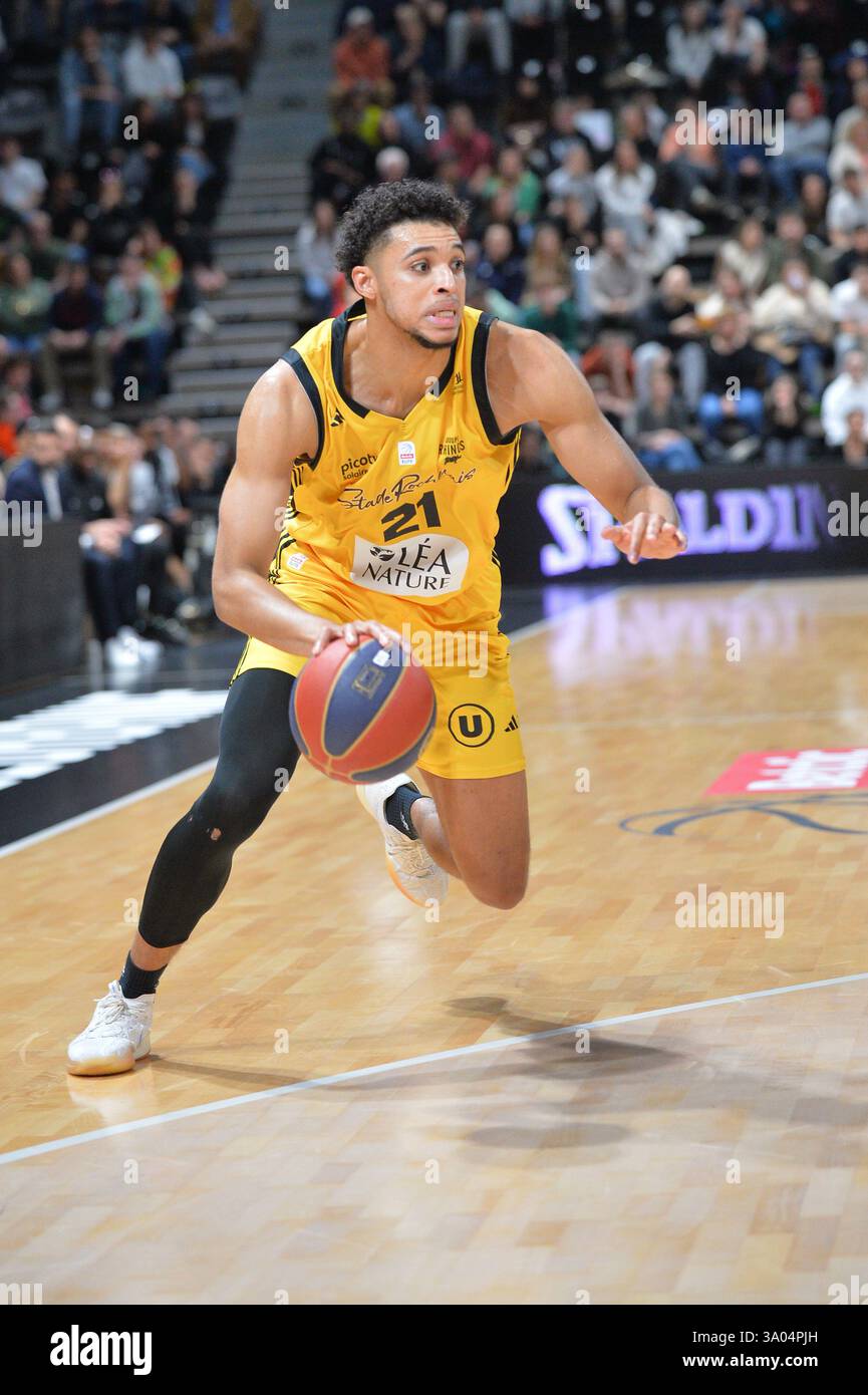 Clifton Moore of Stade Rochelais Basket during the French championship ...