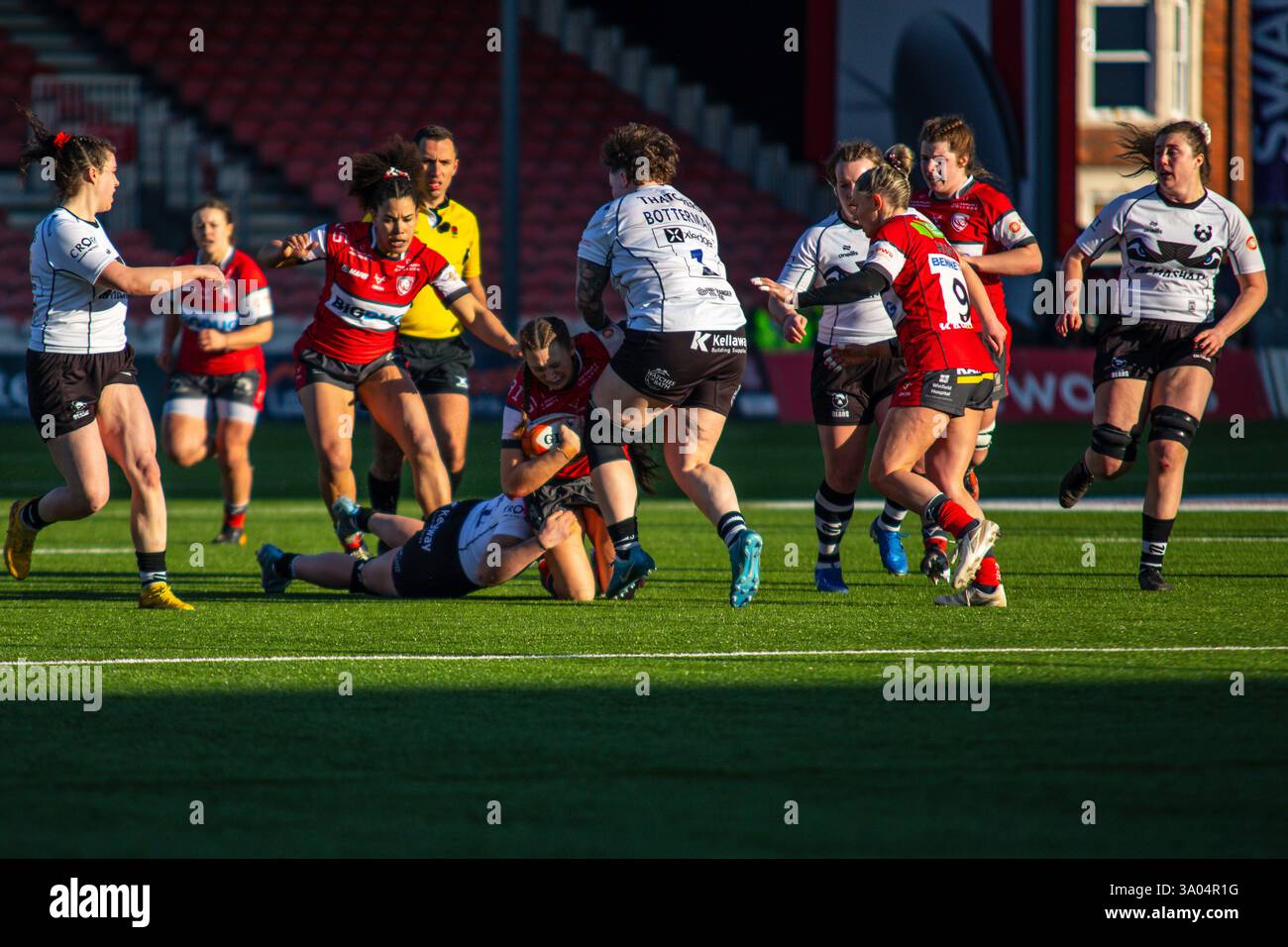 Gloucester, UK, 2nd March 2025 Gloucester-Hartpury fullback Emma Sing ...