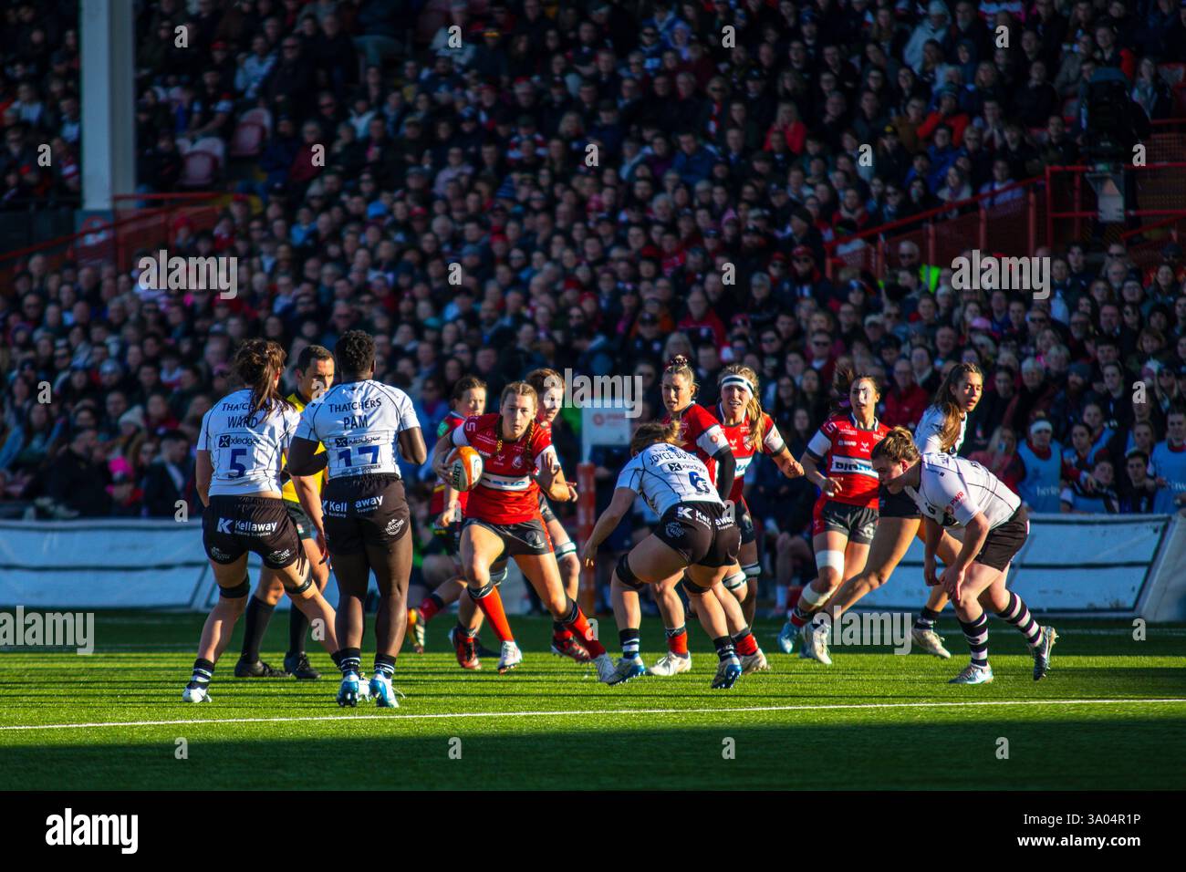 Gloucester, UK, 2nd March 2025 Gloucester-Hartpury fullback Emma Sing ...